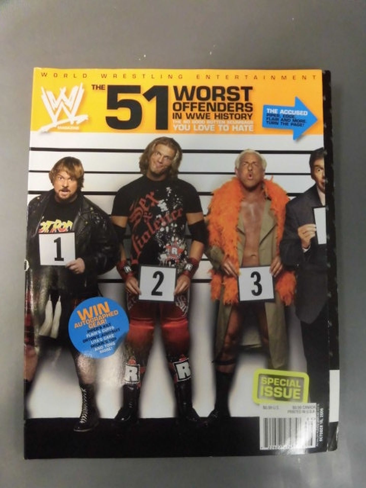 WWE MAGAZINE October 16, 2006 issue – 闘道館