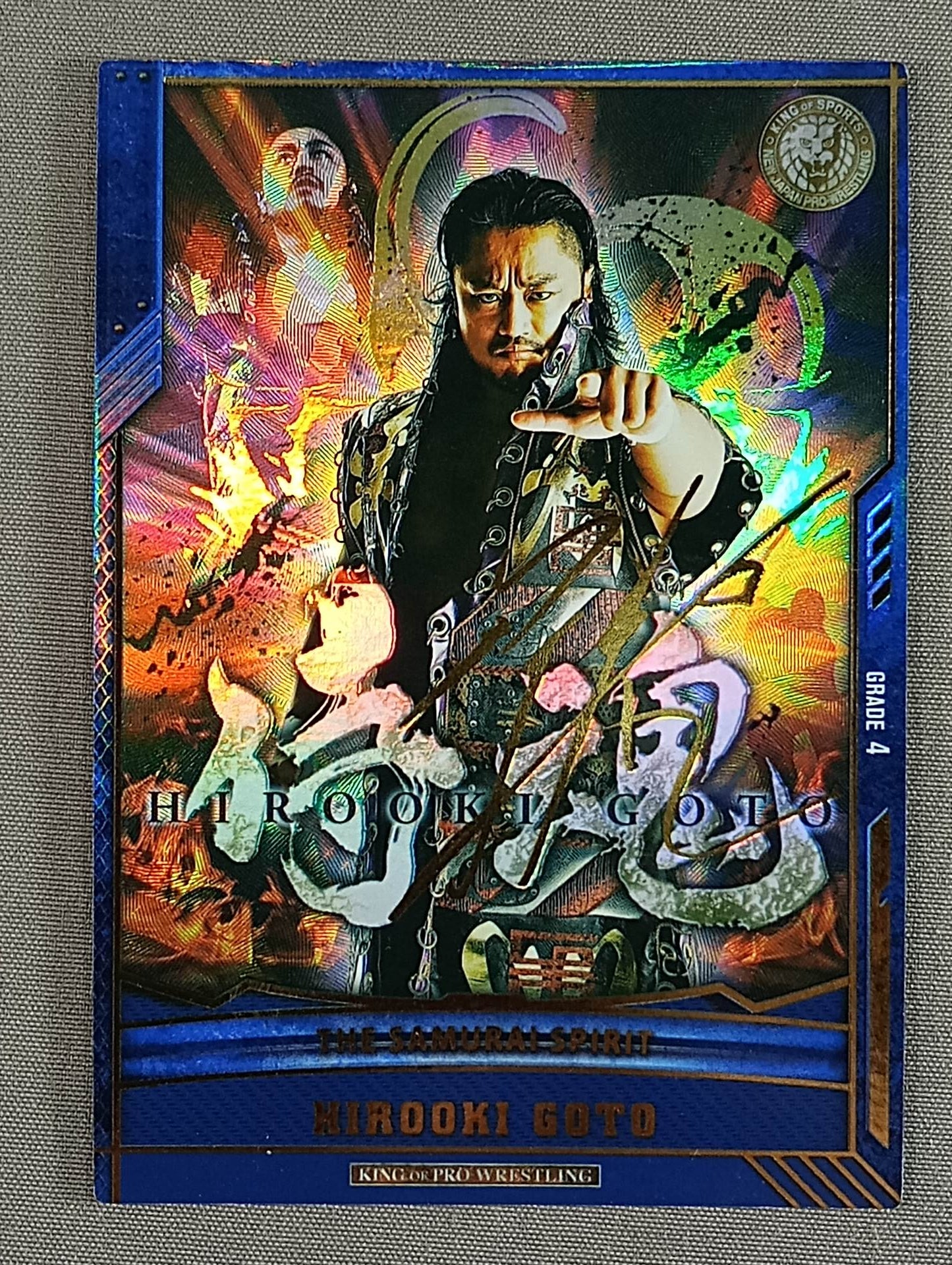 Hirooki Goto / THE SAMURAI SPIRIT Foil Stamping Sign SP Card – 闘道館